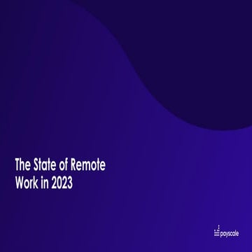 Webinar - The State of Remote Work in 2023 | PDF