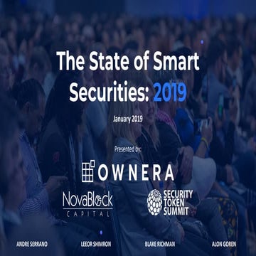 The State Of Smart Securities—2019 | PDF