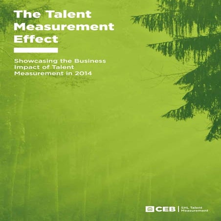 The Talent Measurement Effect | PDF | Business Administration | Business