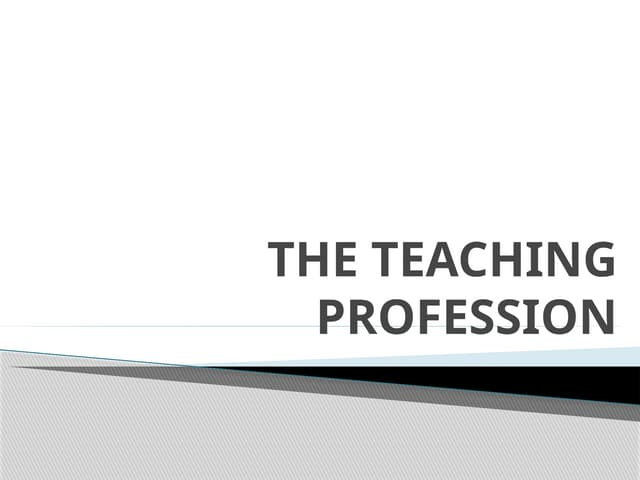 The Concept of Teaching as a Profession.pdf