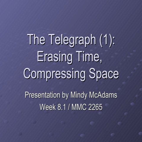 The Telegraph, Part 1 | PPS