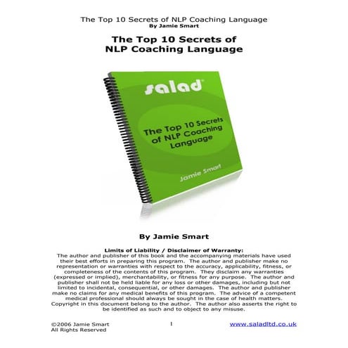 The top-10-secrets-of-nlp-coaching-language | PDF