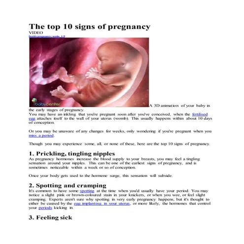 Top 10 Signs Of Pregnancy Signs You're Having A Girl: What The Science