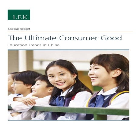The ultimate-consumer-good-education-trend-le kreport | PDF