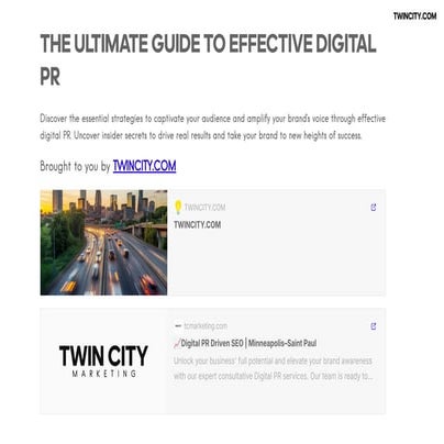 Mastering Digital PR: Your Step-by-Step Handbook | PPT