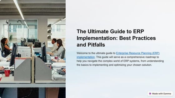 ERP Finance Module | PPT