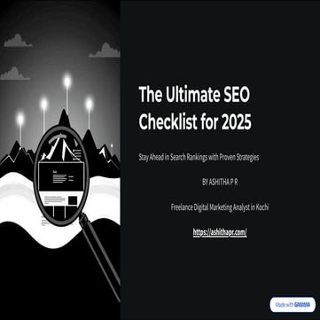 The Ultimate SEO Checklist for 2025 .pdf