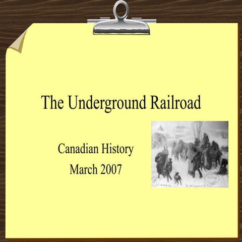 The Underground Railroad | PPT