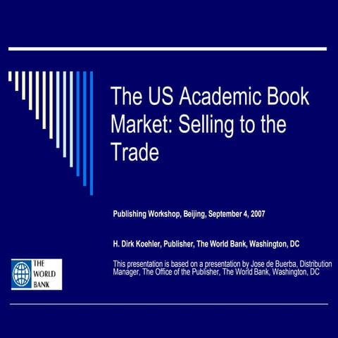 The Us Academic Book Market | PPT