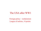 Us involvement in ww1 | PPT