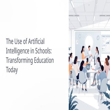 Artificial Intelligence (A.I.) in Schools (PPT) | PDF