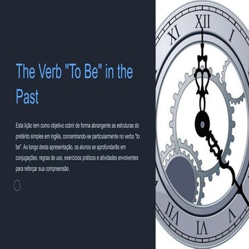 The verb to be simple past | PPTX