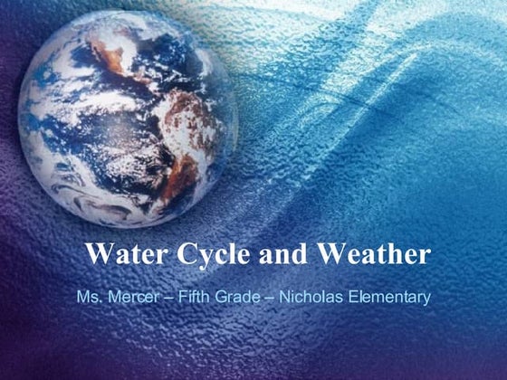 Weather cycle | PPT