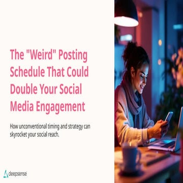 The Weird Posting Schedule That Could Double Your Social Media Engagement.pptx