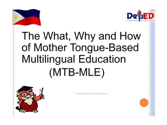 MTB-MLE Framework | PPTX | Education