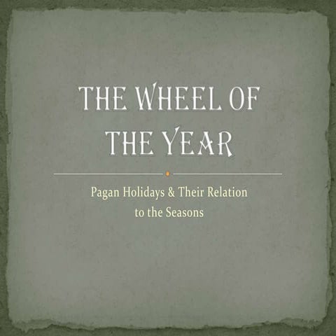 Celebrate the Wheel of the Year: Essential Guide to Seasonal Pagan ...