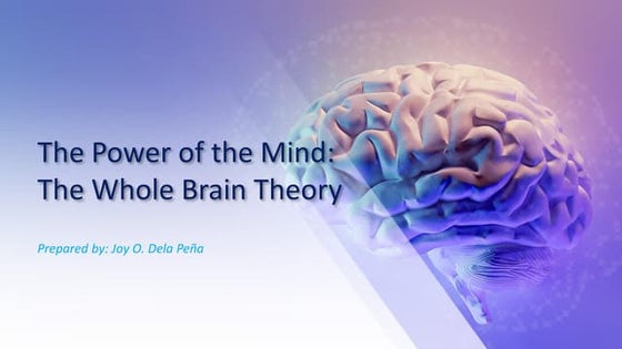 The Power of The Mind | PPTX | Brain and Nervous System Disorders ...