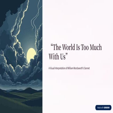 The-World-Is-Too-Much-With-Us ........... | PDF
