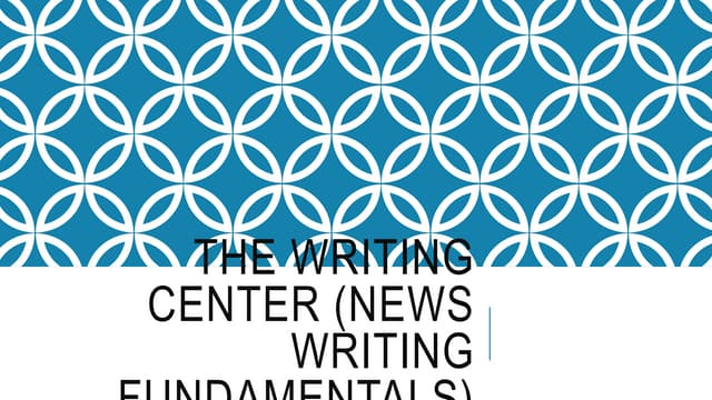 Basics of Campus Journalism | PDF