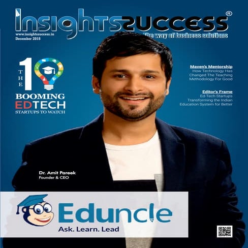"The 10 Booming Ed-Tech Startups To Watch" | PDF
