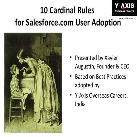 The 10 Cardinal Rules for Salesforce Adoption | PPT