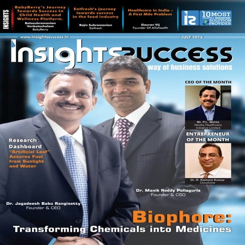 The 10 most valuable healthcare solutions provider july 2016 | PDF