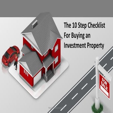 The 10 step checklist for buying an investment property | PPTX