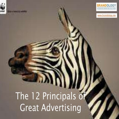 The 12 principals of great advertisng | PPTX