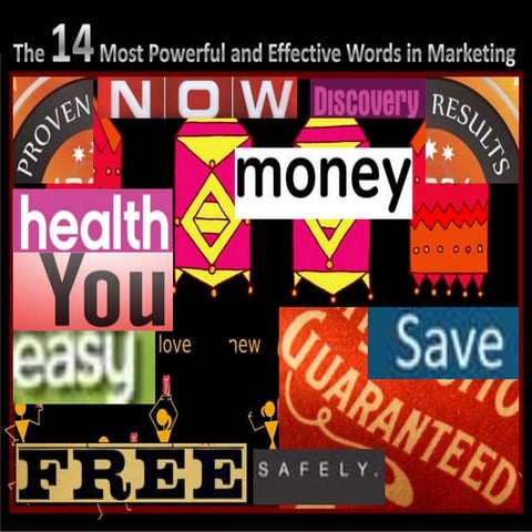 The 14 most powerful and effective words in marketing | PPTX