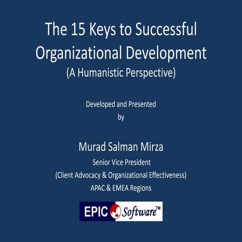 The 6D Approach to Organizational Transformation (An HRD Perspective) | PDF