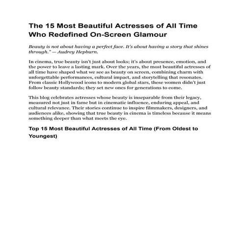 Hottest Female Actresses in the World.pdf