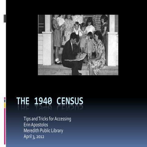 Using the US Federal Census in Genealogy Handout | PDF
