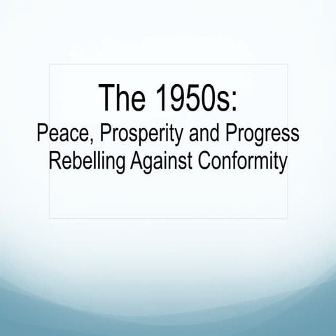 The 1950s History Alive Ch. 41 and 42 | PPT