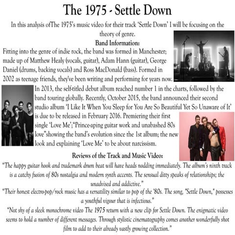 The 1975 - Settle Down | PPT