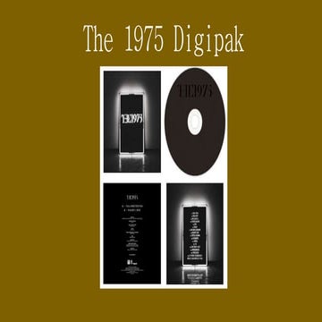 The Weeknd’s Digipak | PPTX