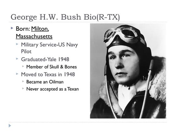 The1980s Hw Bush Bio | PPT
