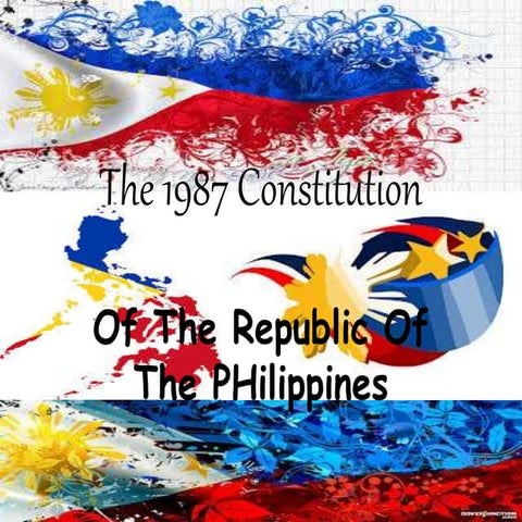 The 1987 constitution | PPTX