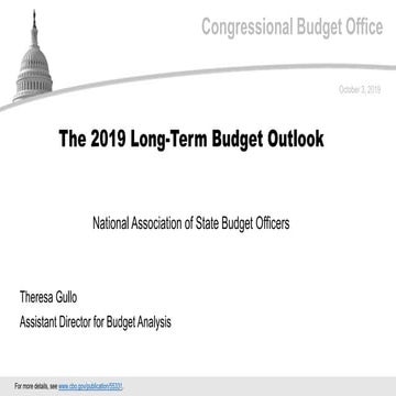 The 2019 Long-Term Budget Outlook | PPT