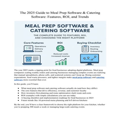 The 2025 Guide to Meal Prep Software & Catering Software_ Features, ROI ...