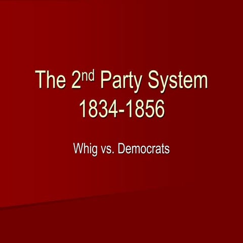 The 2nd party system 7 | PPT