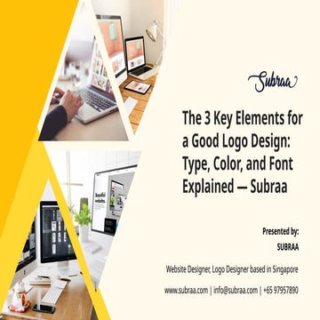 The 3 Key Elements for a Good Logo Design: Type, Color, and Font ...