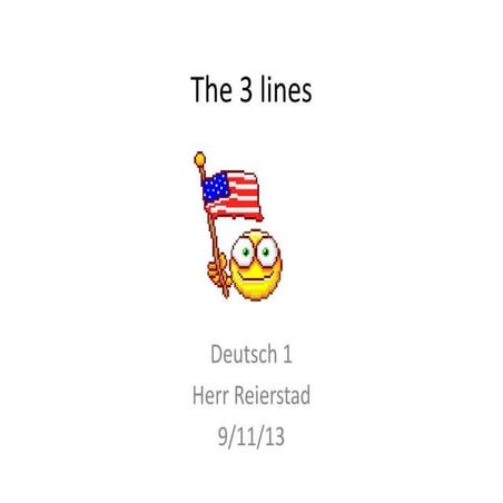The 3 Lines | PPT