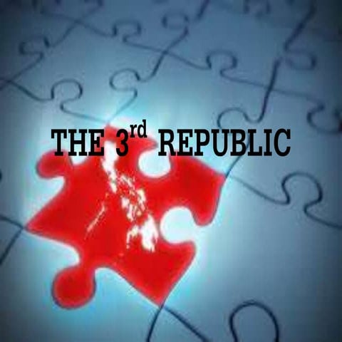 The 3rd republic | PPTX