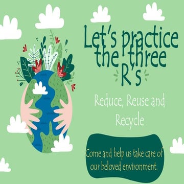 come and help us take care of our beloved environment | PPT
