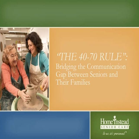 The 40 70 Rule Powerpoint | PPT