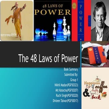 Group 1-The 48 laws of power | PPTX