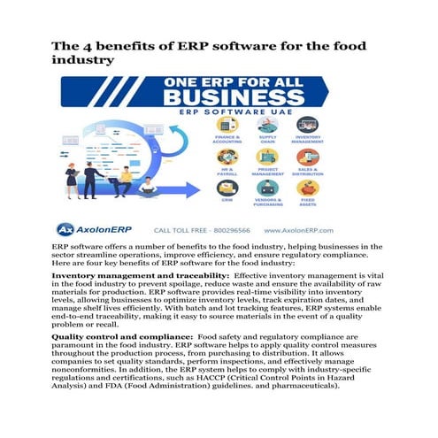 The 4 benefits of ERP software for the food industry.pdf