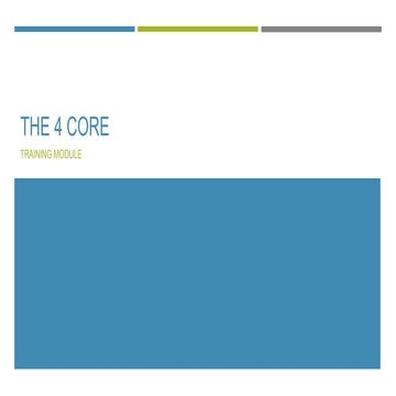 The 4 core | PPT