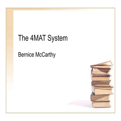 The 4MAT system | PPT