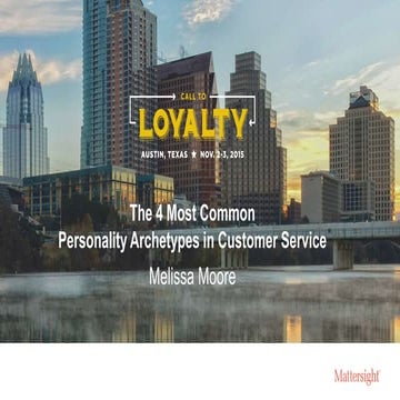 The 4 Most Common Personality Archetypes in Customer Service | PPT